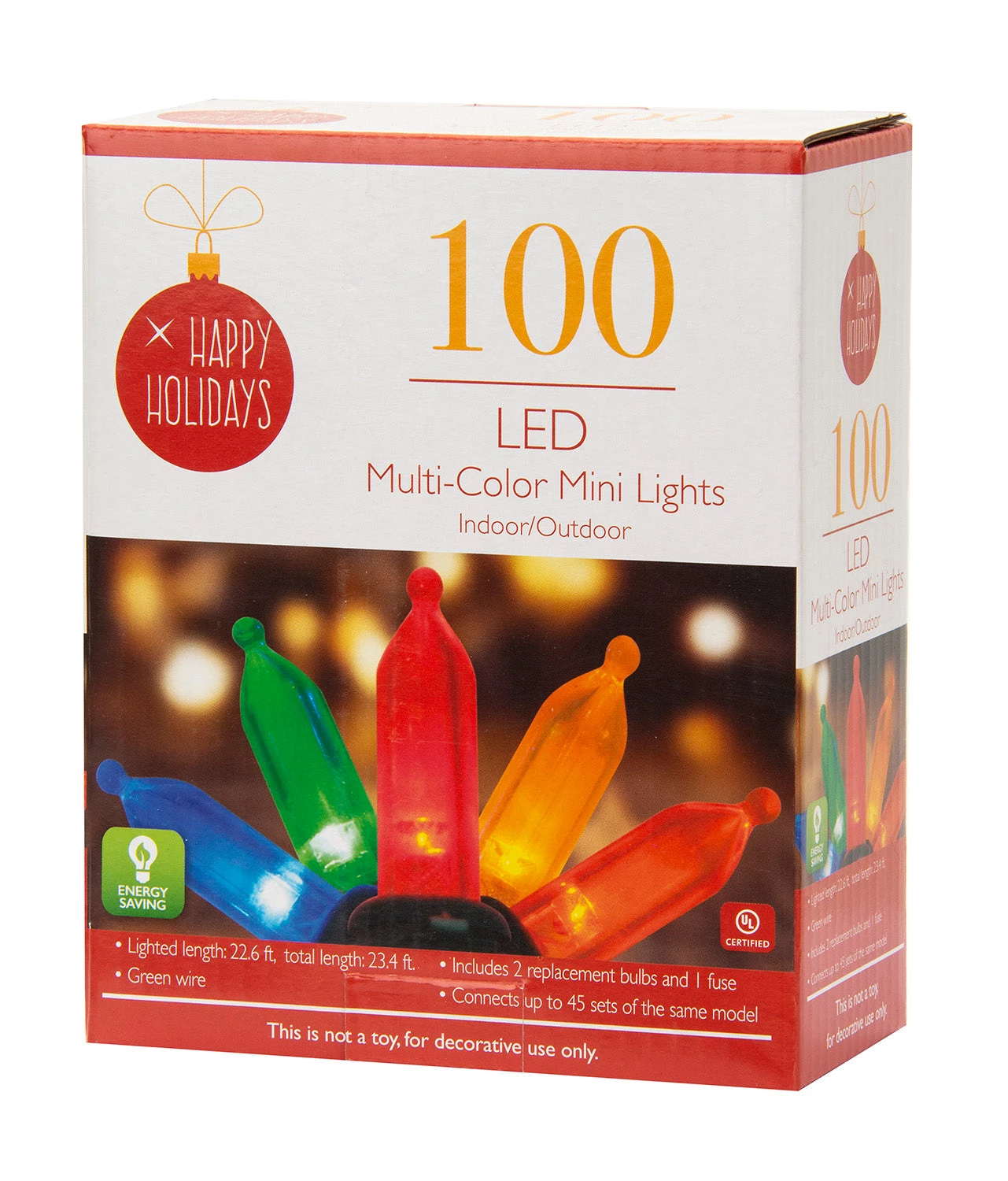 Buy From TDC USA INC 100 Count LED Multi-color Mini-lights Holidays USA ...